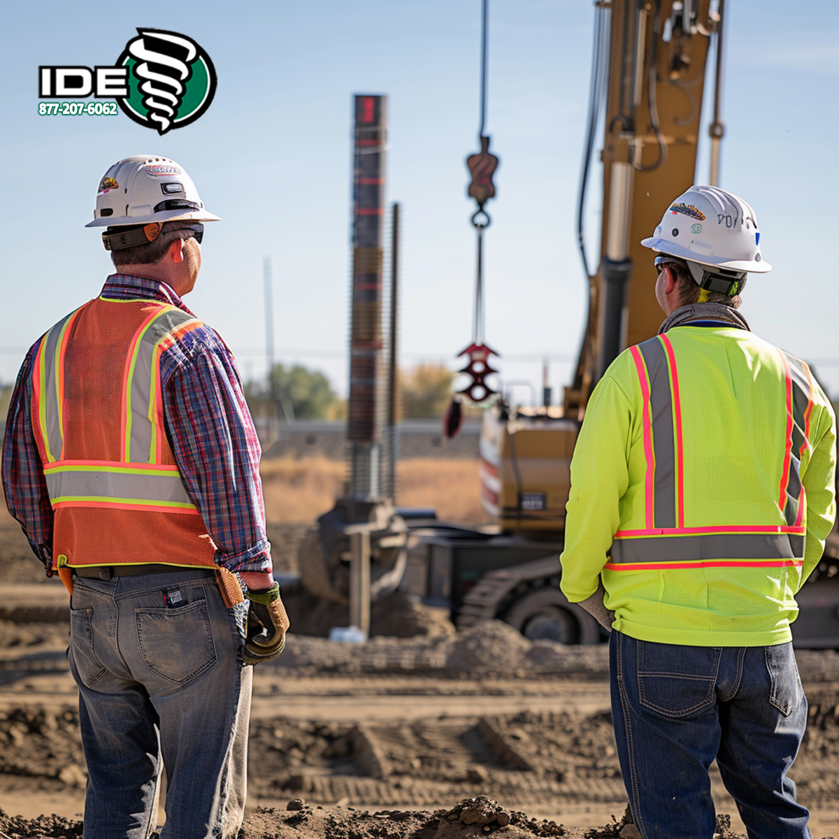 Load Capacity Chronicles: Drilled shaft piles stand tall with their ...